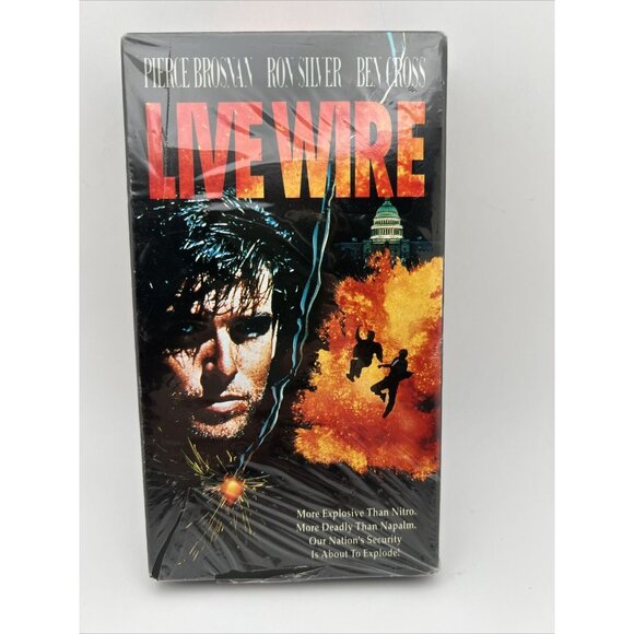 Media | Live Wire By Pierce Brosnan 1993 Vhs Bondoop Rare Htf Vcr G10 ...